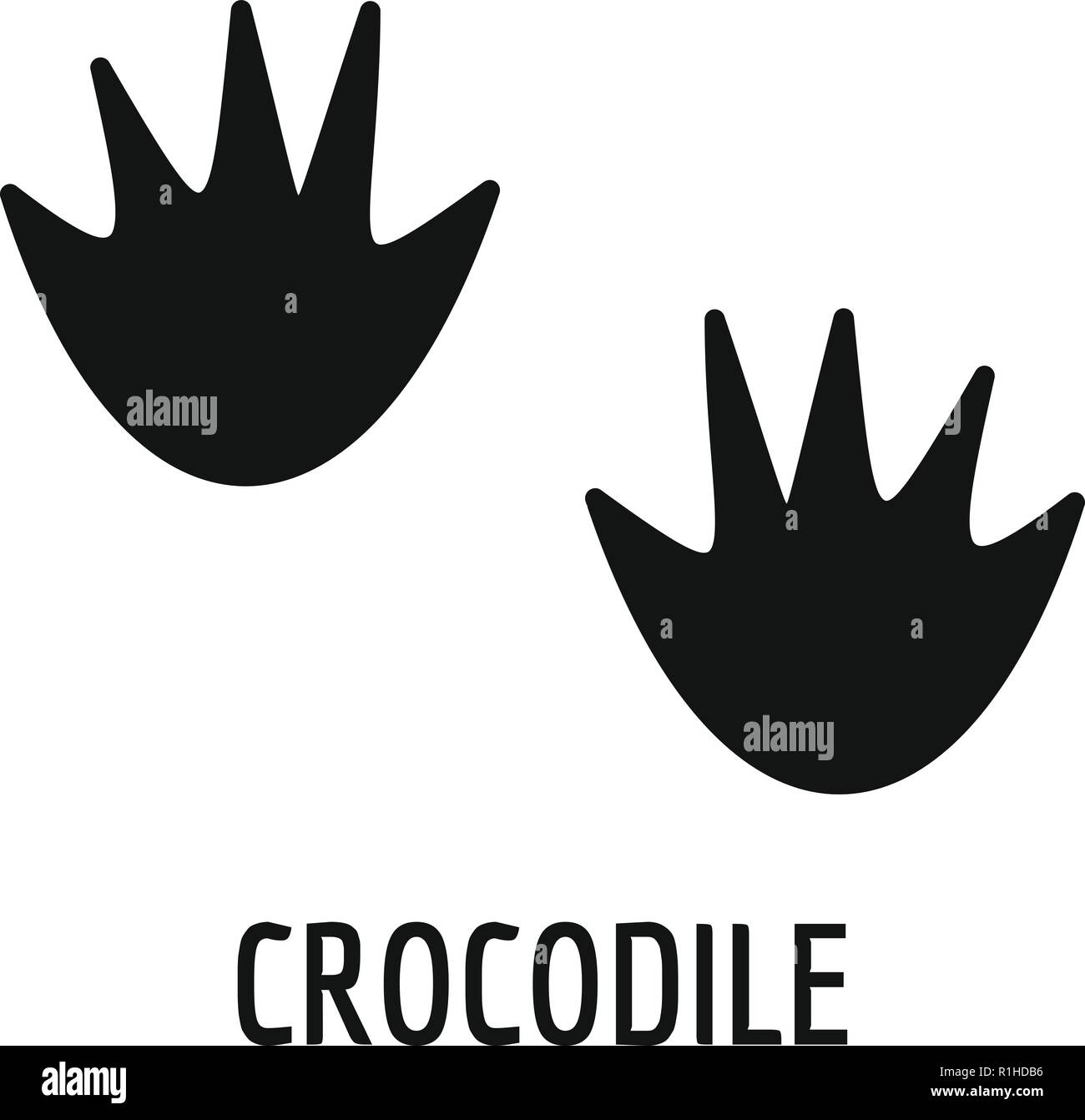 Crocodile leg Stock Vector Images - Alamy
