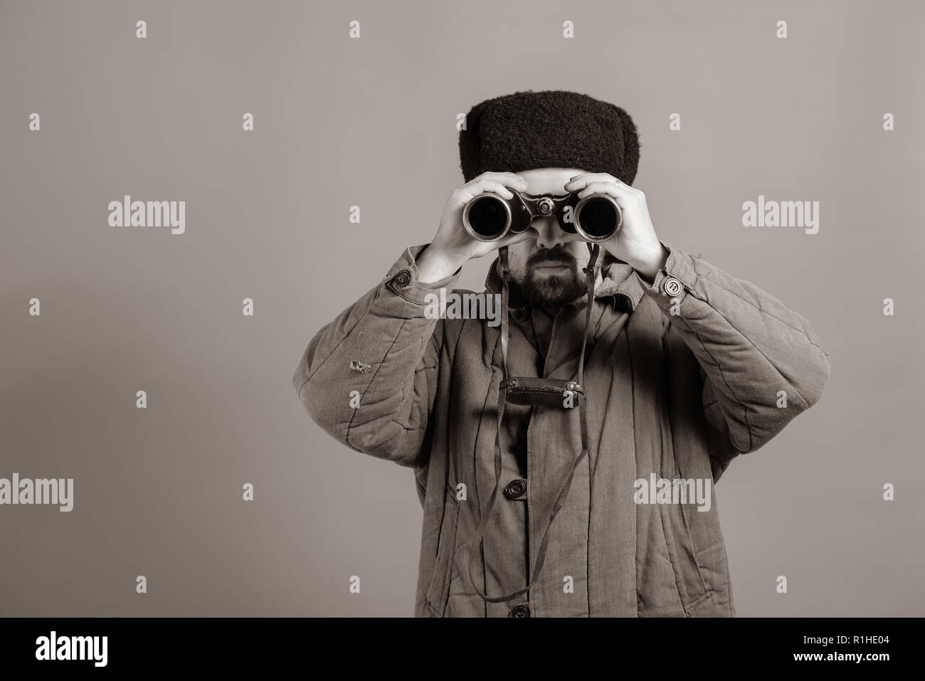 Looking Through Binoculars Effect