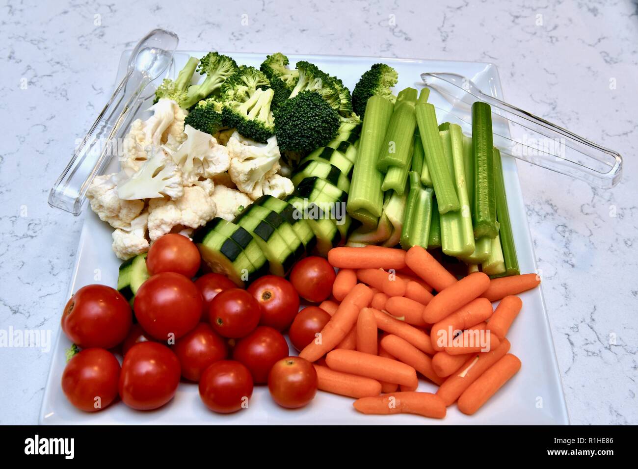 Vegetable party platter Stock Photo - Alamy