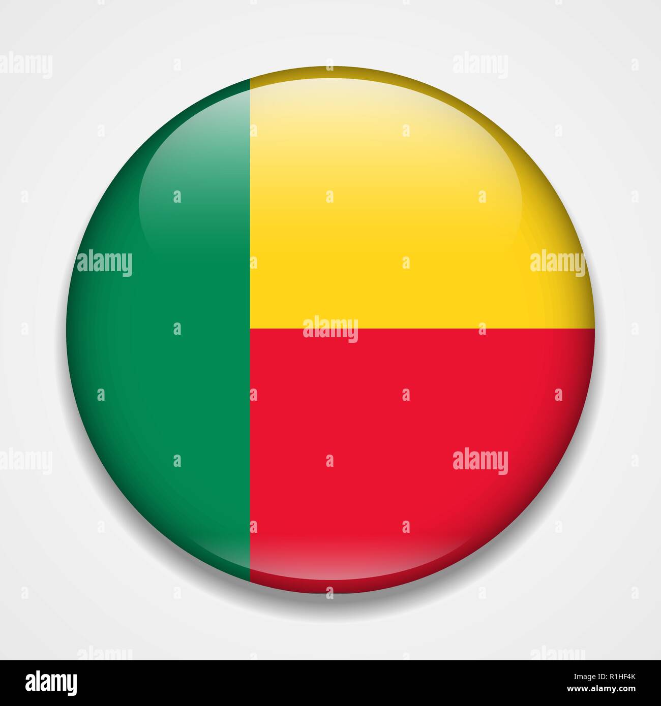 Benin badge Stock Vector Images - Alamy