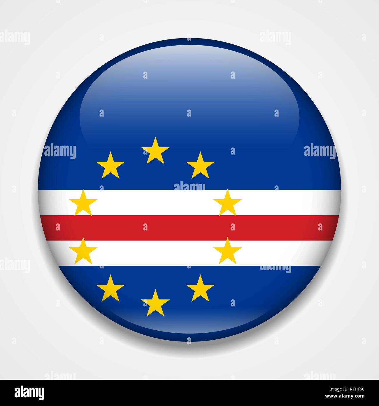 Vector cabo verde flag hi-res stock photography and images - Alamy
