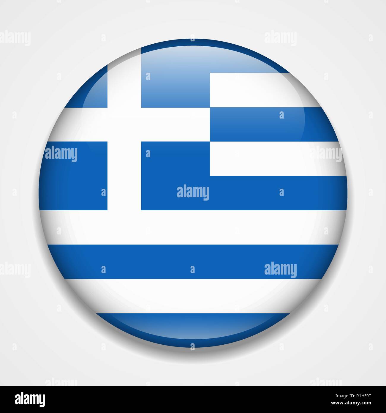The flag of greece Stock Vector Images - Alamy