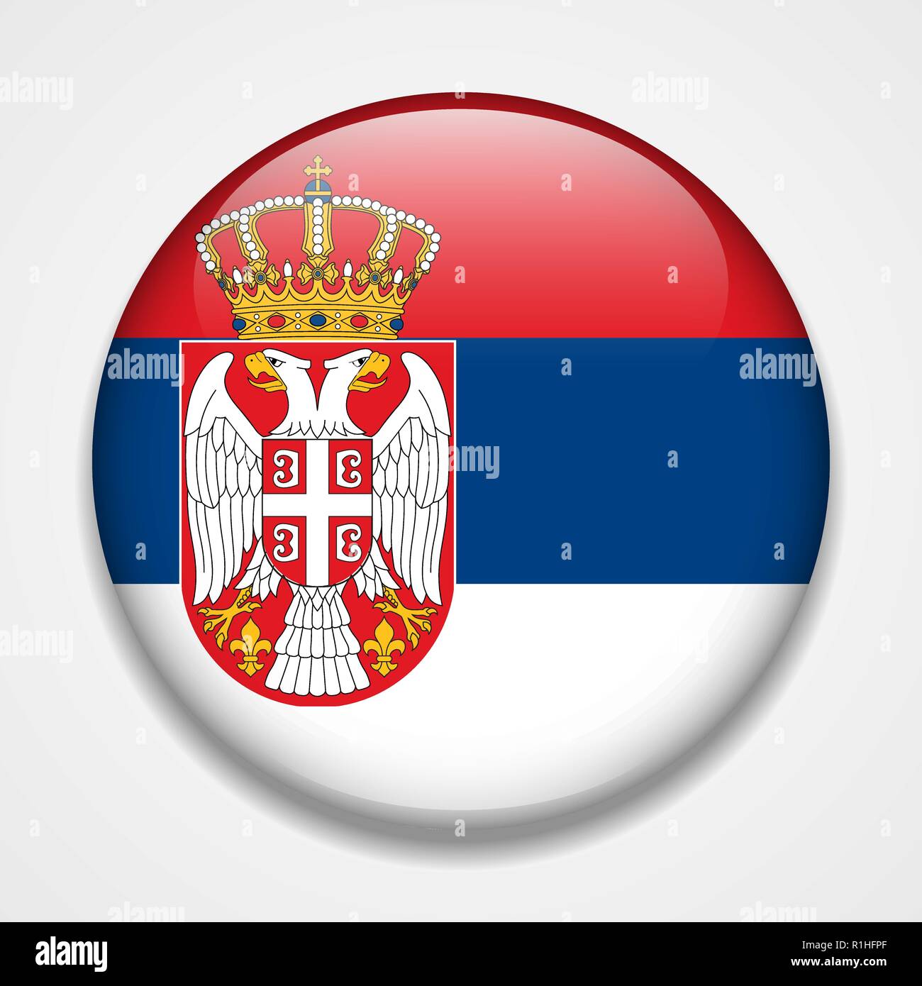 Serbia ensign Stock Vector Images - Alamy