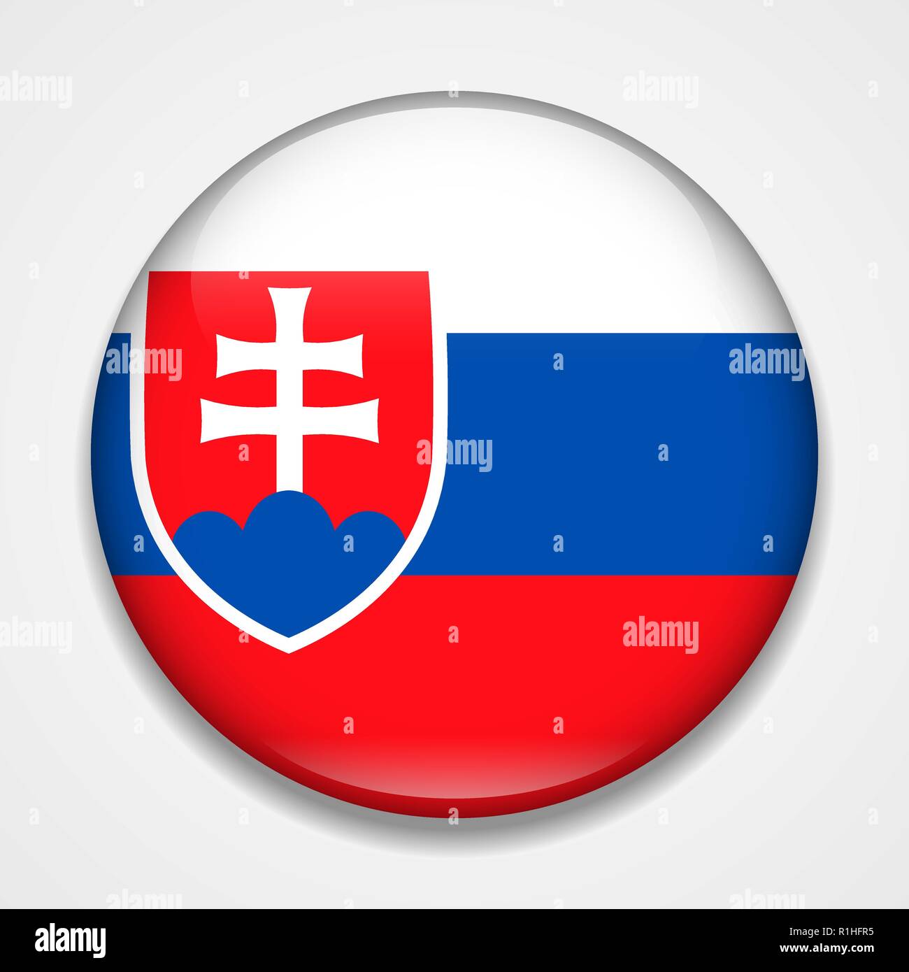Slovakia badge hi-res stock photography and images - Alamy