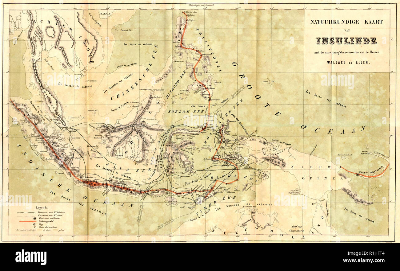 Malay Archipelago Map High Resolution Stock Photography and Images - Alamy