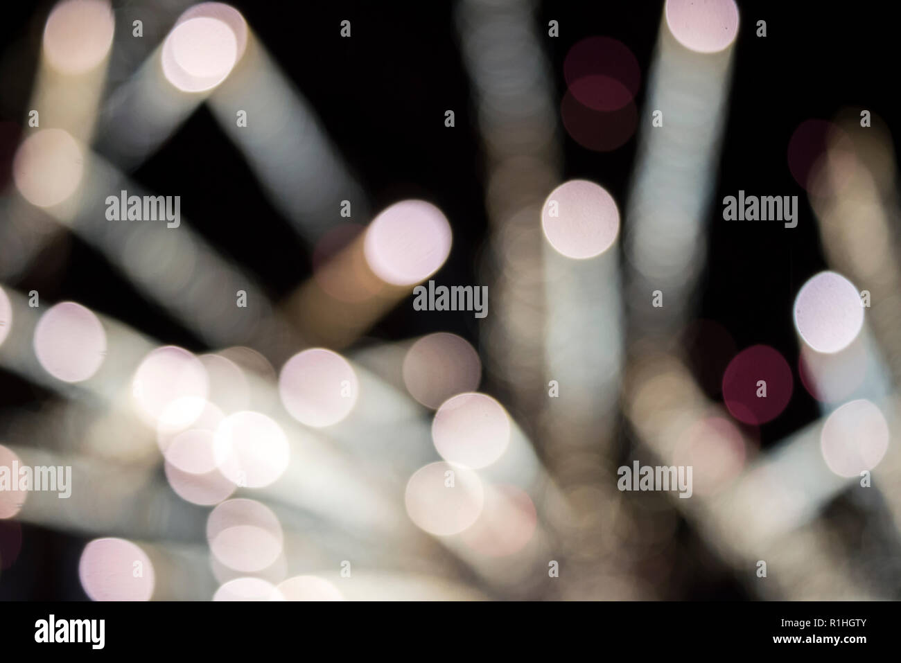 Fireworks out of focus for beautiful bokeh, Callington, Cornwall, UK ...