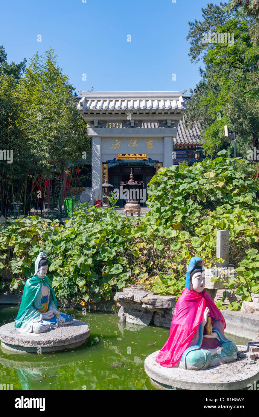 buddhist temple, Jinan, China Stock Photo - Alamy
