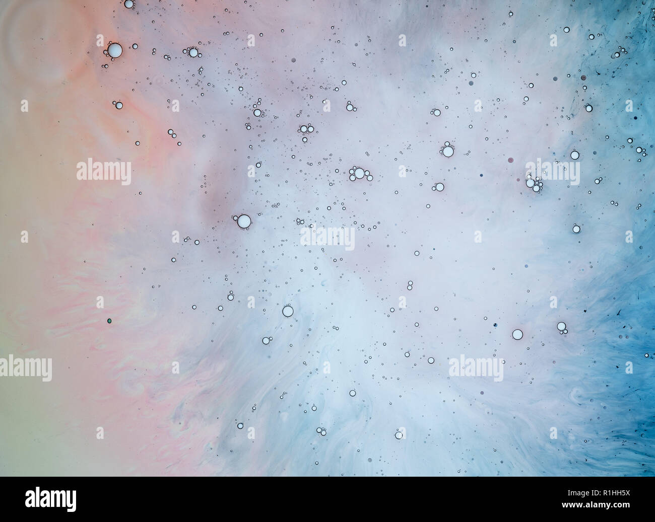 Paint splatter bubbles background hi-res stock photography and images ...