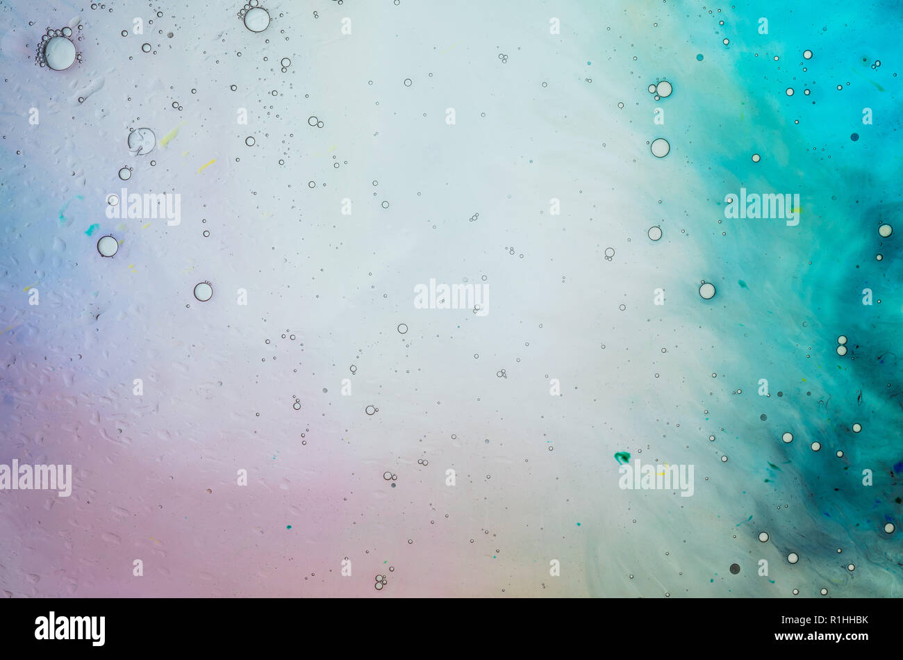 Paint splatter bubbles background hi-res stock photography and images ...