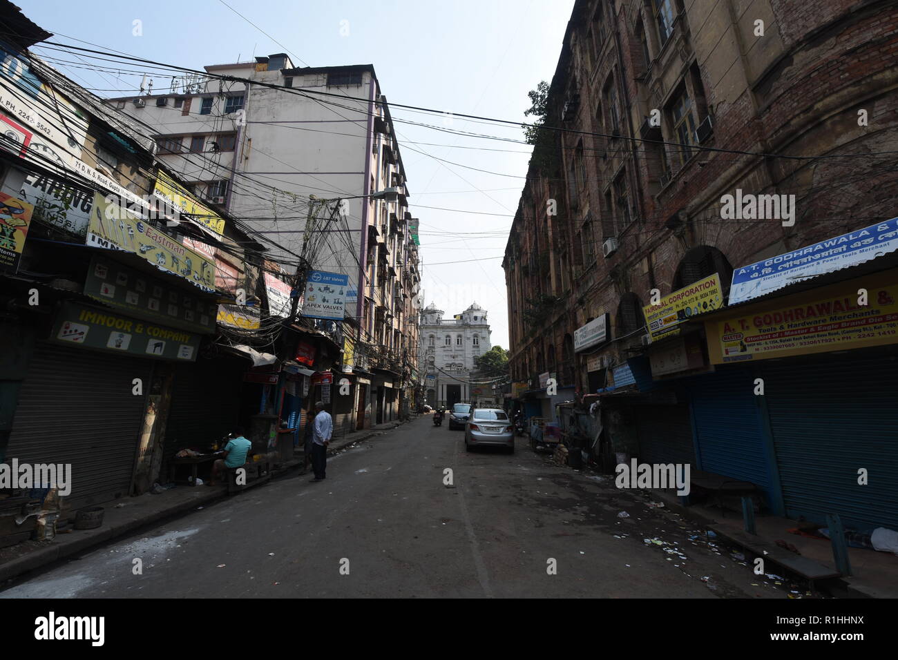 Clive row, Burrabazar, Kolkata, India Stock Photo - Alamy