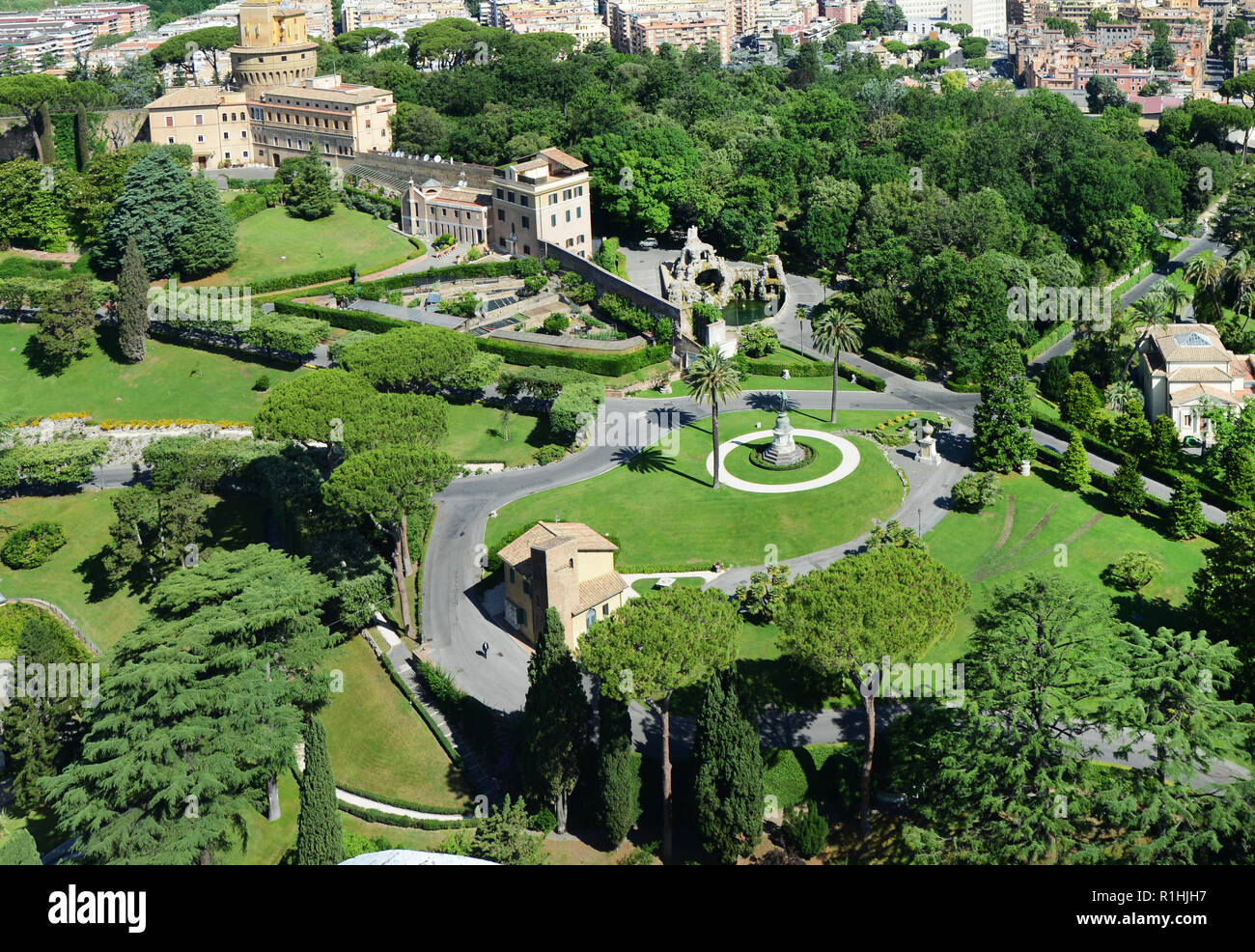 Gardens of the Vatican City Stock Photo - Alamy