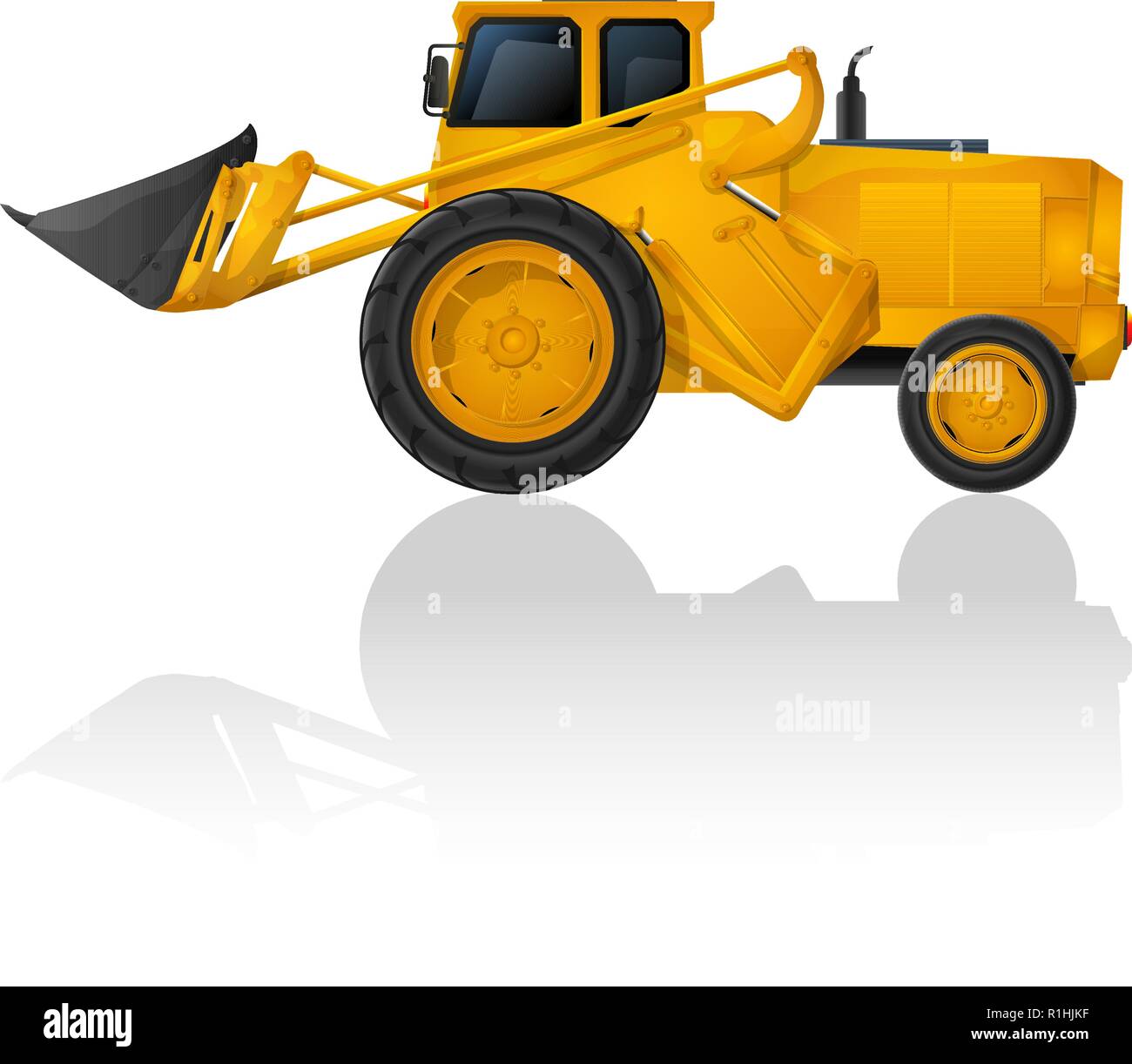 Dozer vector vectors hi-res stock photography and images - Alamy