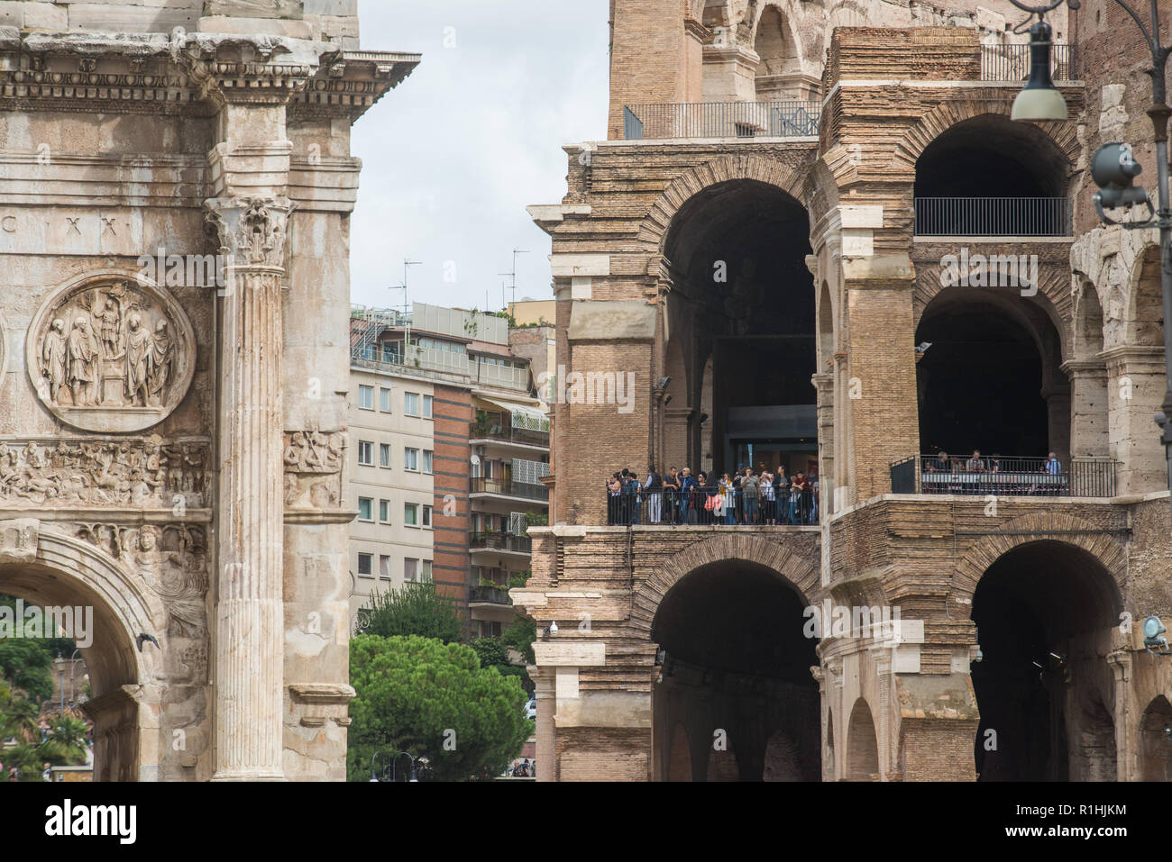 Rome coliseum clouds hi-res stock photography and images - Alamy