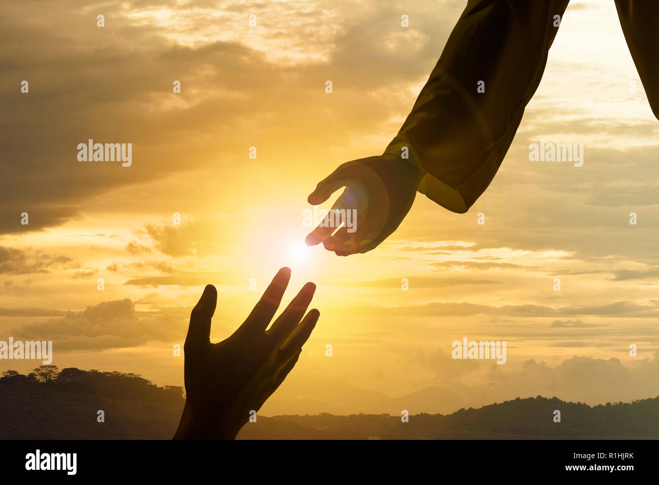 Jesus Helping Others