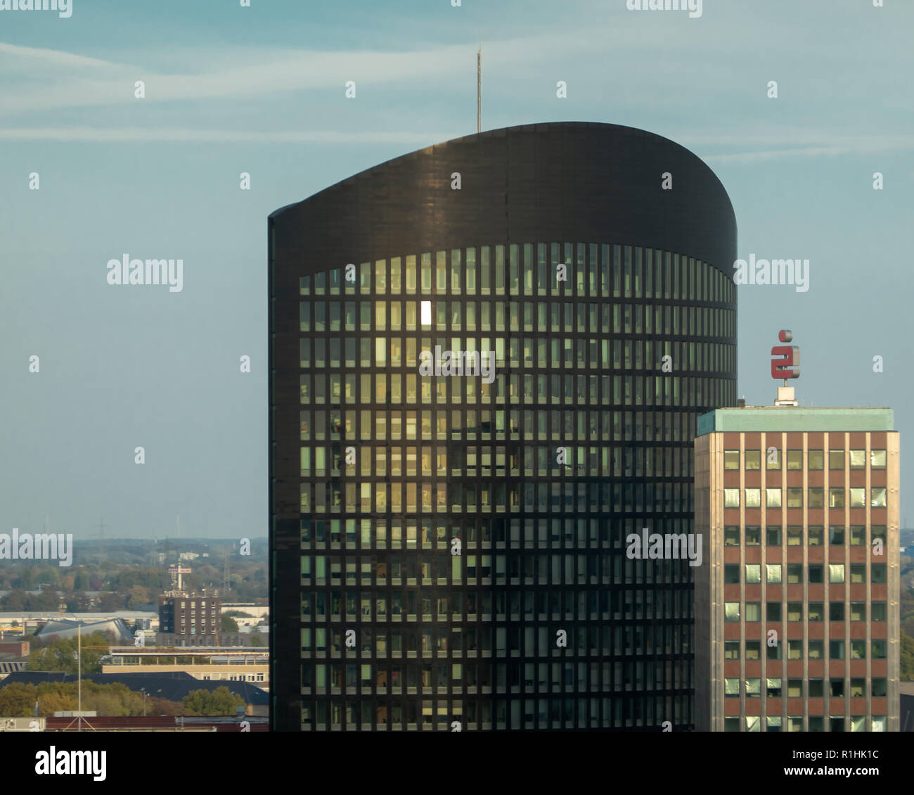 Rwe tower black skyscraper hi-res stock photography and images - Alamy