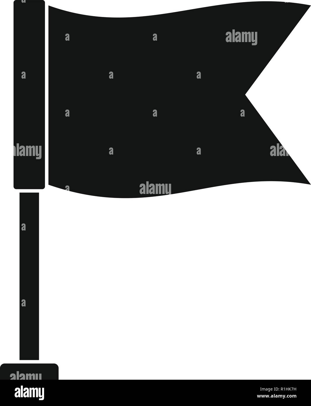 Flag icon. Simple illustration of flag vector icon for web Stock Vector ...