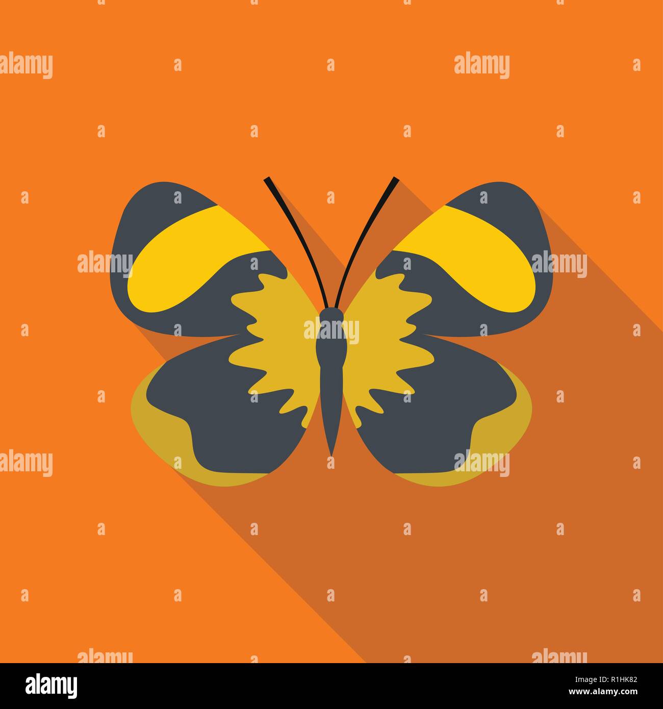 Small butterfly icon. Flat illustration of small butterfly vector icon ...