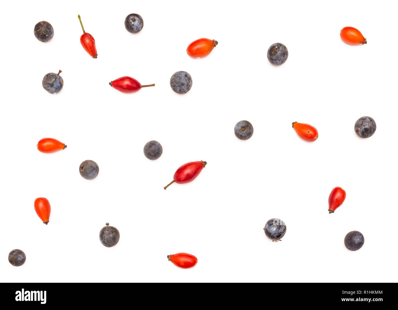 Autumn composition pattern made Cut Out Stock Images & Pictures - Alamy