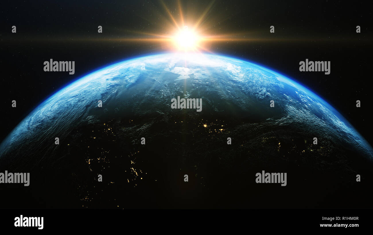 Earth from above night High Resolution Stock Photography and Images - Alamy