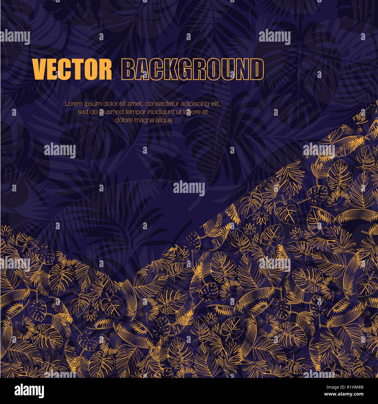 Sunset sea dark blue Stock Vector Images - Alamy