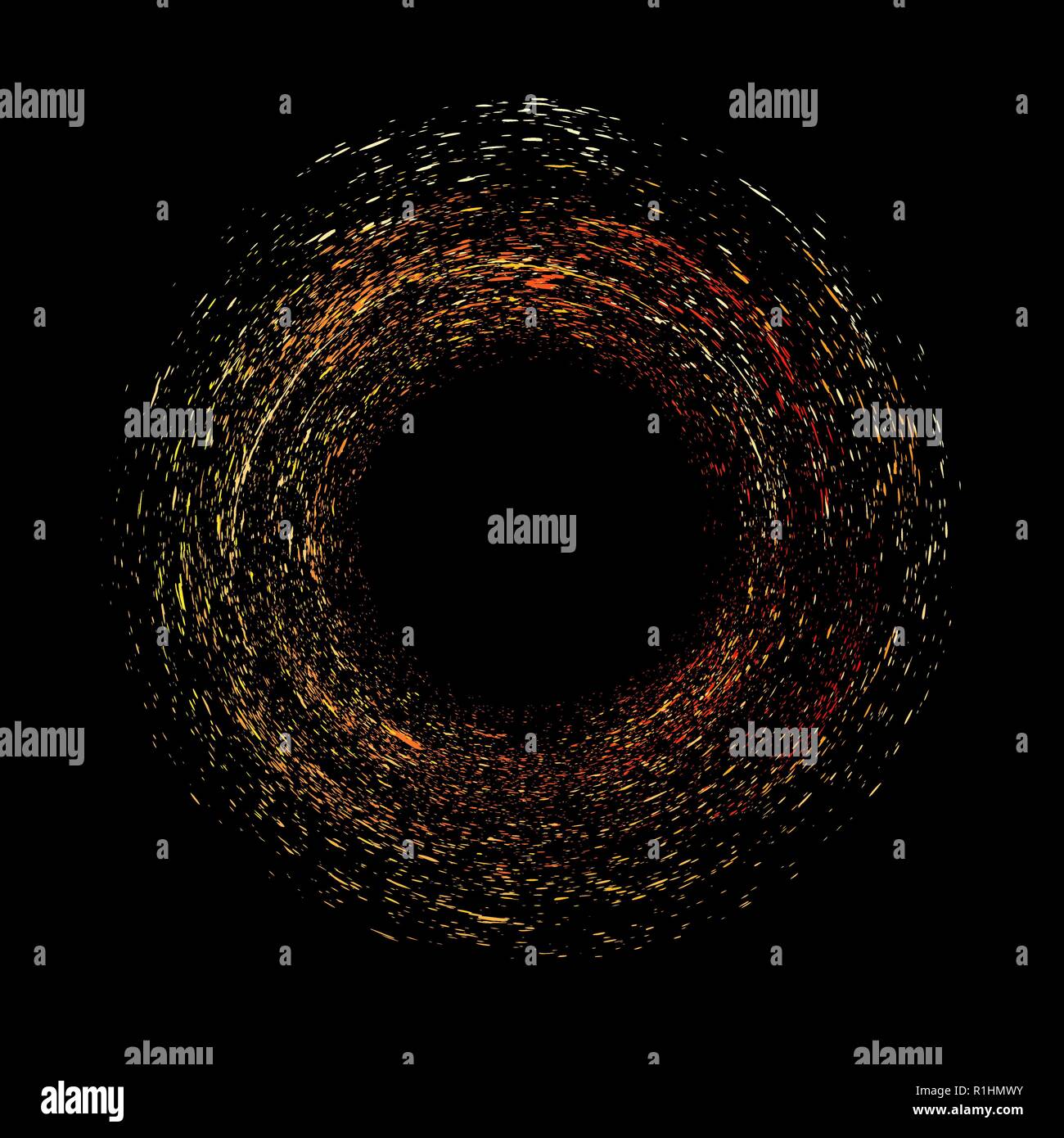 Warm color ink abstract Stock Vector Images - Alamy