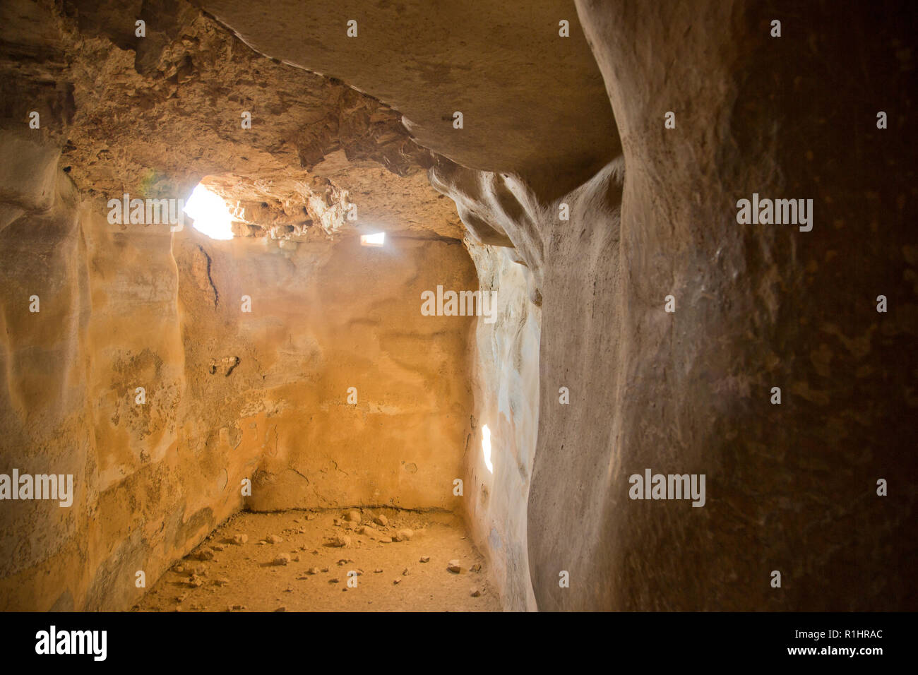 Masada water cistern Stock Photo - Alamy