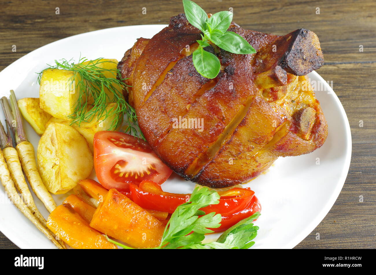 Pork knuckles roasting hi-res stock photography and images - Alamy