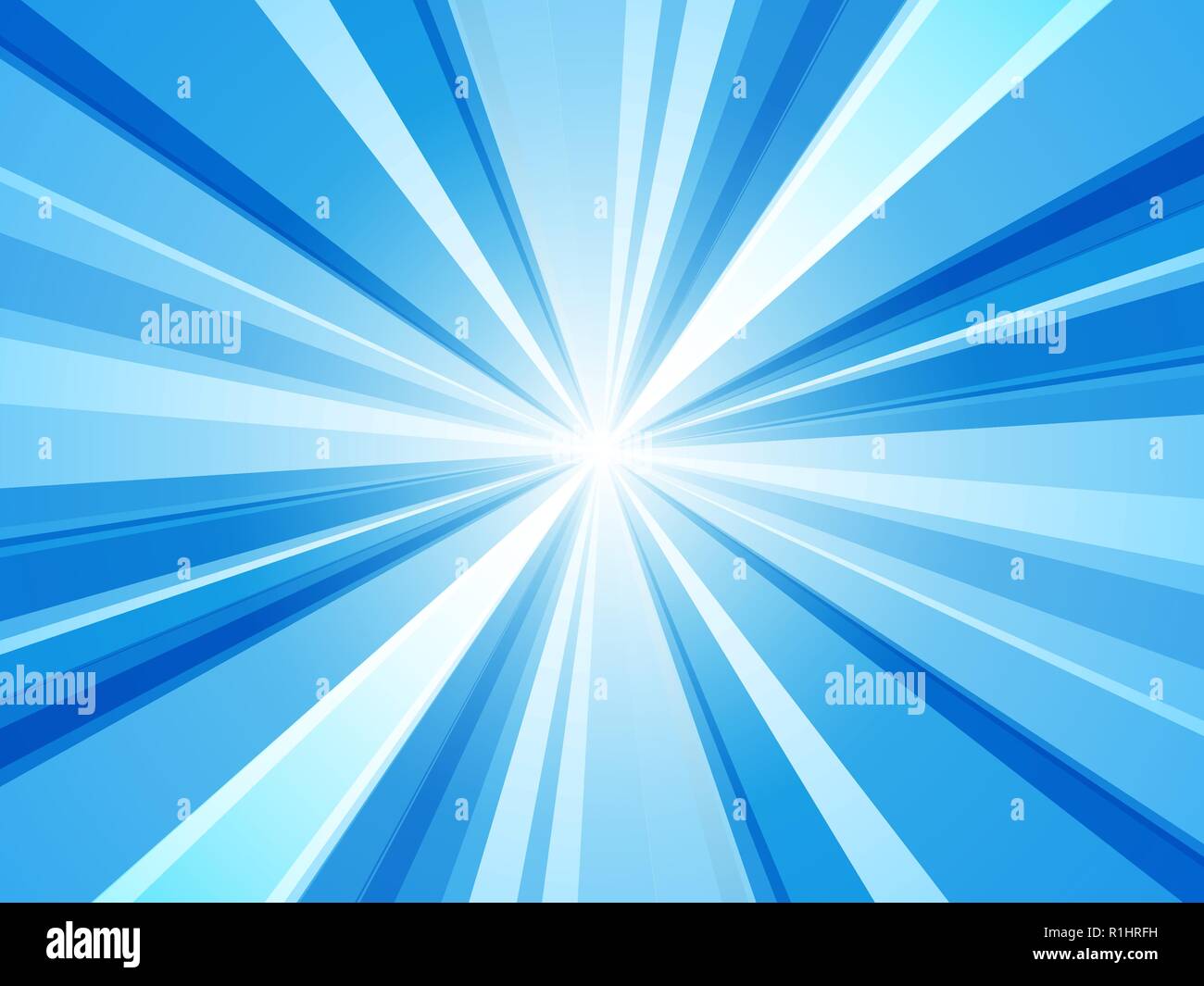 blue abstract rays wallpaper Stock Vector Image & Art - Alamy