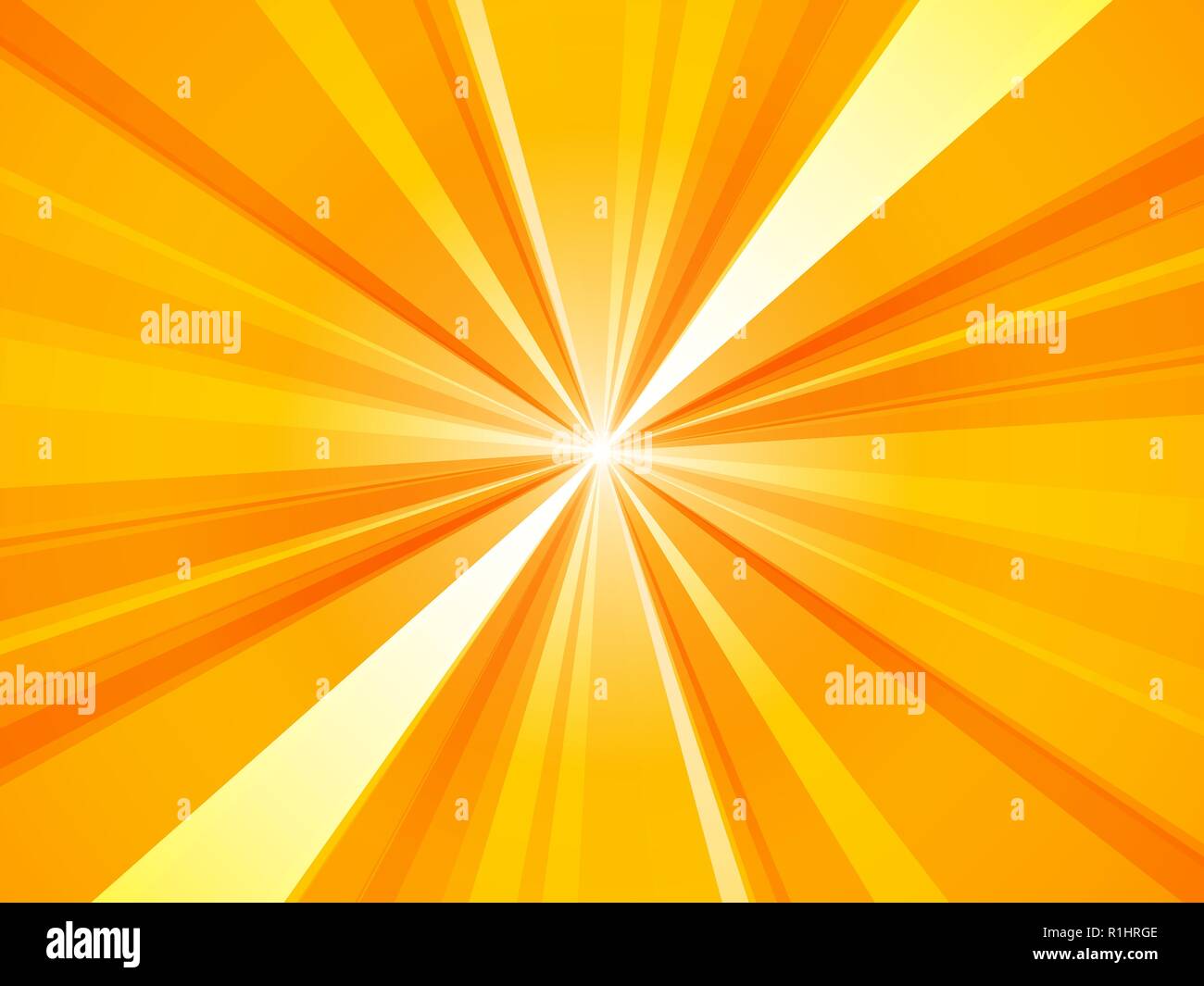sunburst background yellow abstract rays pattern Stock Vector Image ...