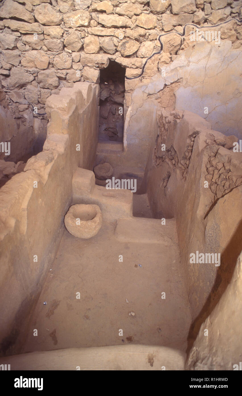 Masada A caldarium (hot room) in northern Roman-style public bath Stock ...