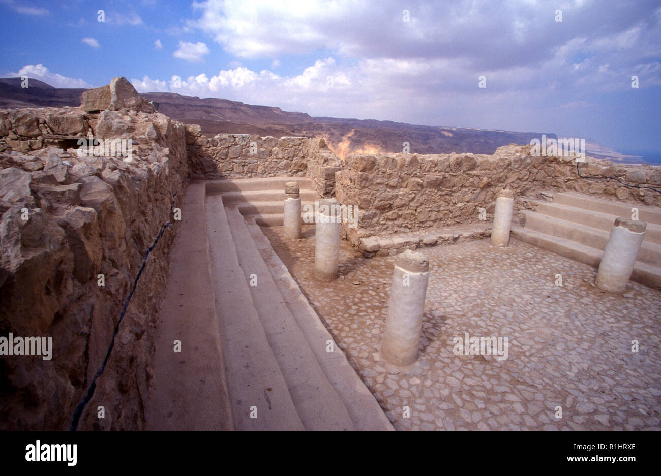Masada the synagogue Stock Photo - Alamy