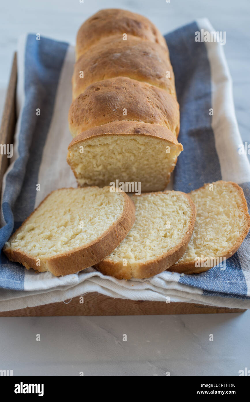 french sweet brioche bread Stock Photo - Alamy