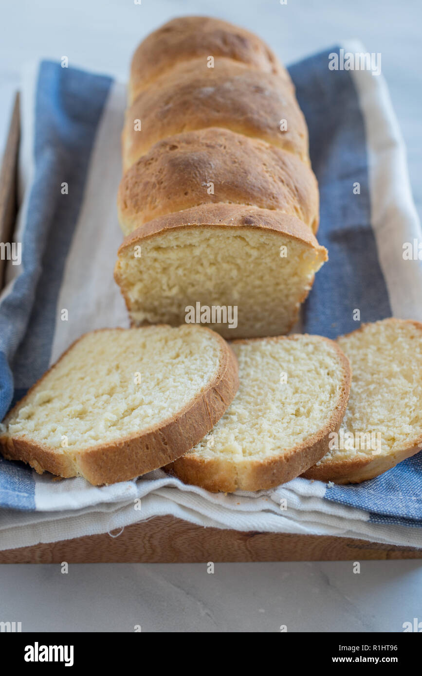 french sweet brioche bread Stock Photo - Alamy