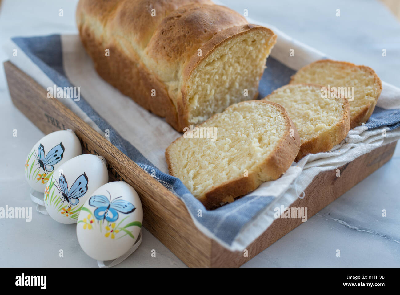 french sweet brioche bread Stock Photo - Alamy