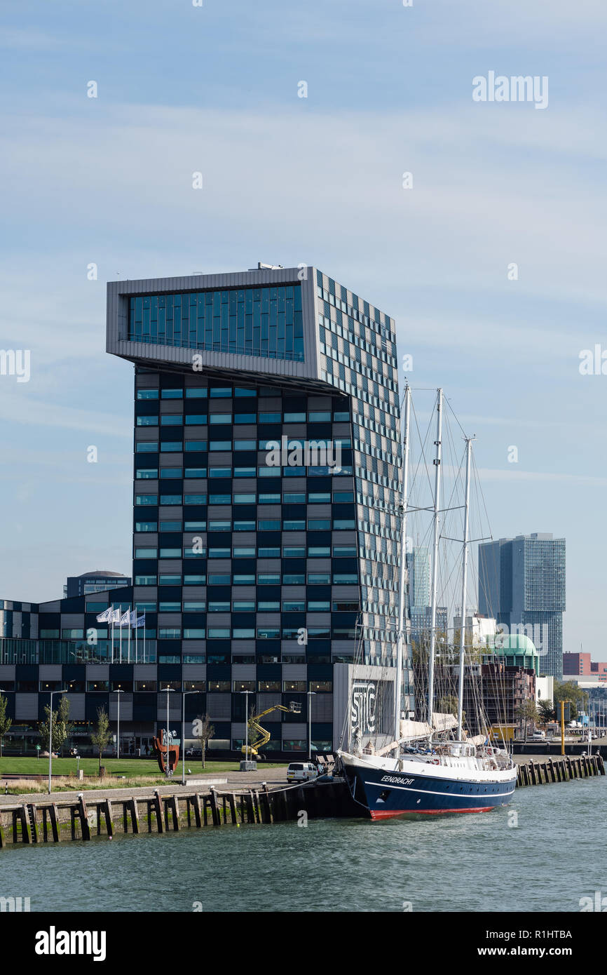 STC building in Rotterdam, view from the water Stock Photo - Alamy
