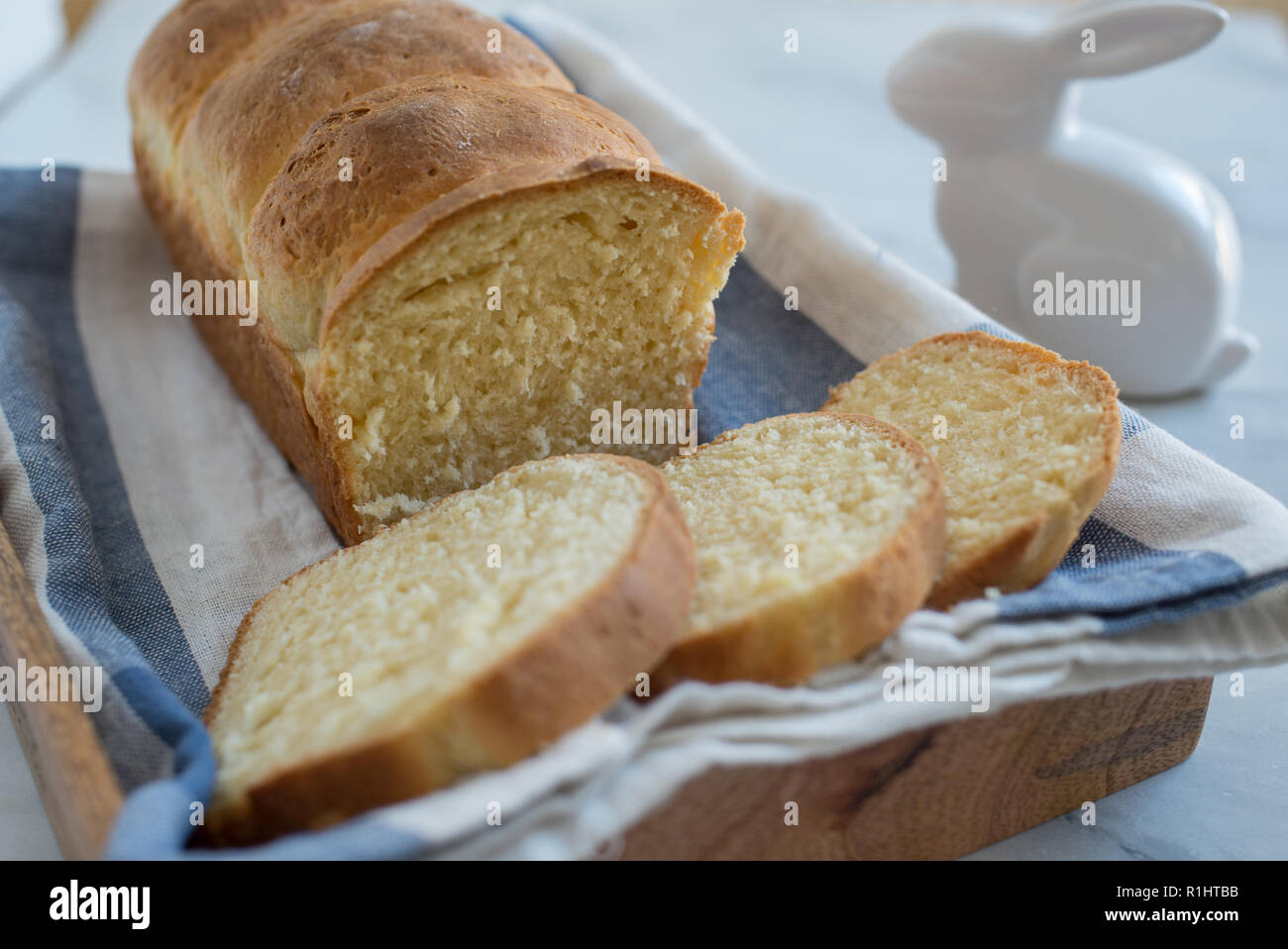 french sweet brioche bread Stock Photo - Alamy