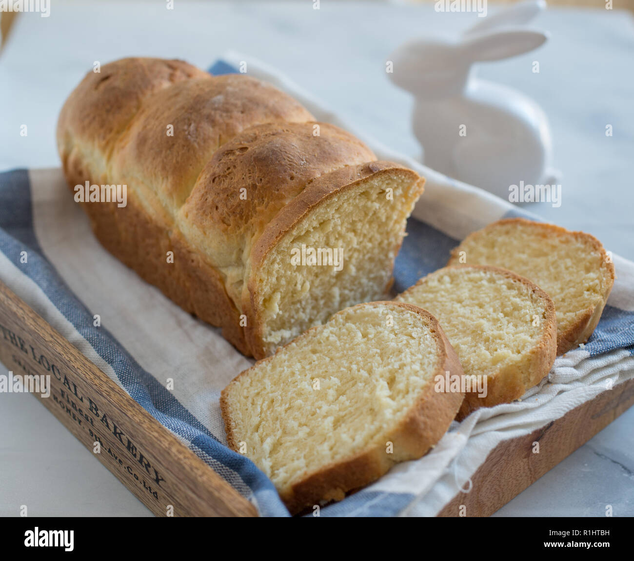 french sweet brioche bread Stock Photo - Alamy