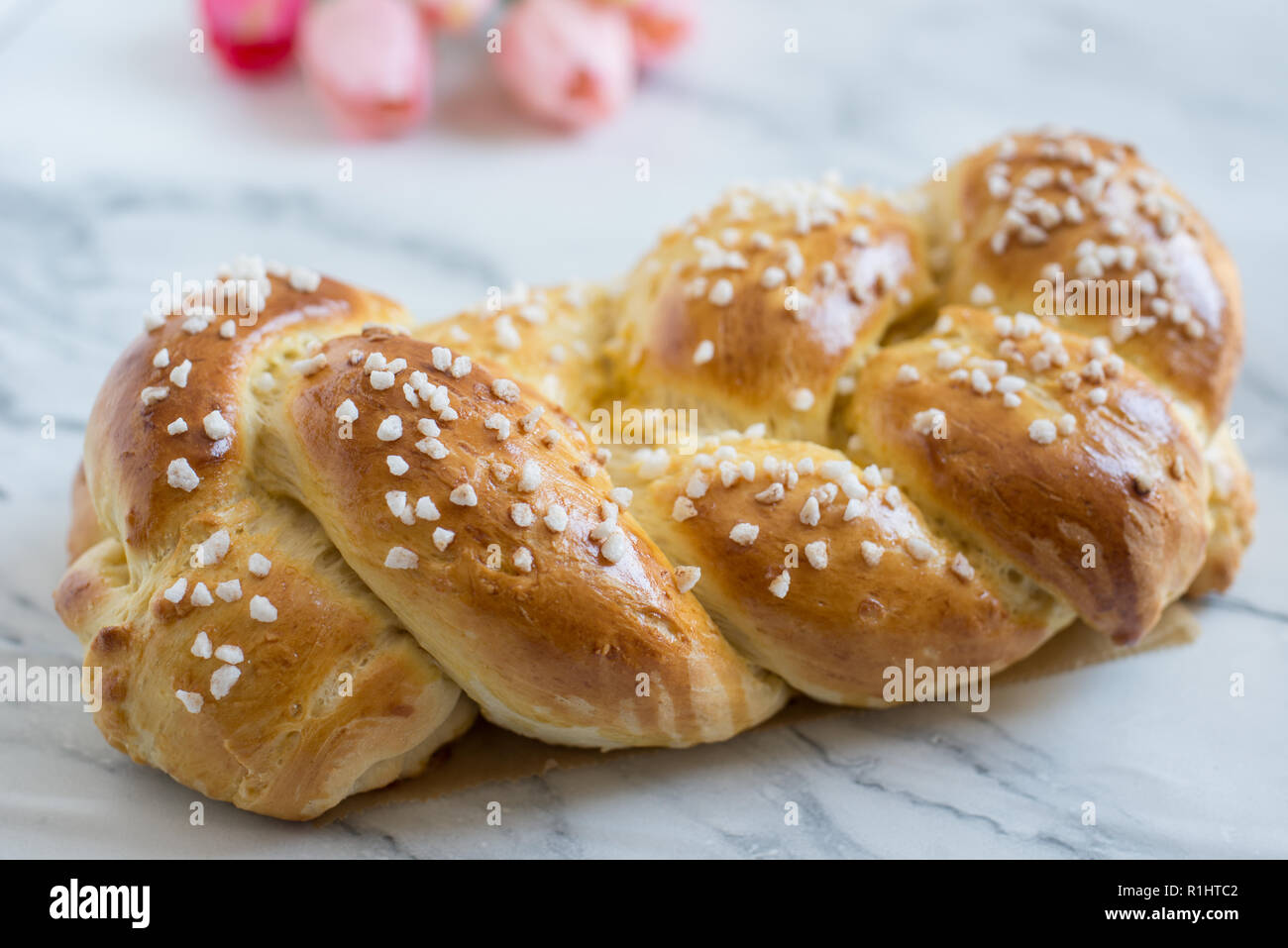 french sweet brioche bread Stock Photo - Alamy
