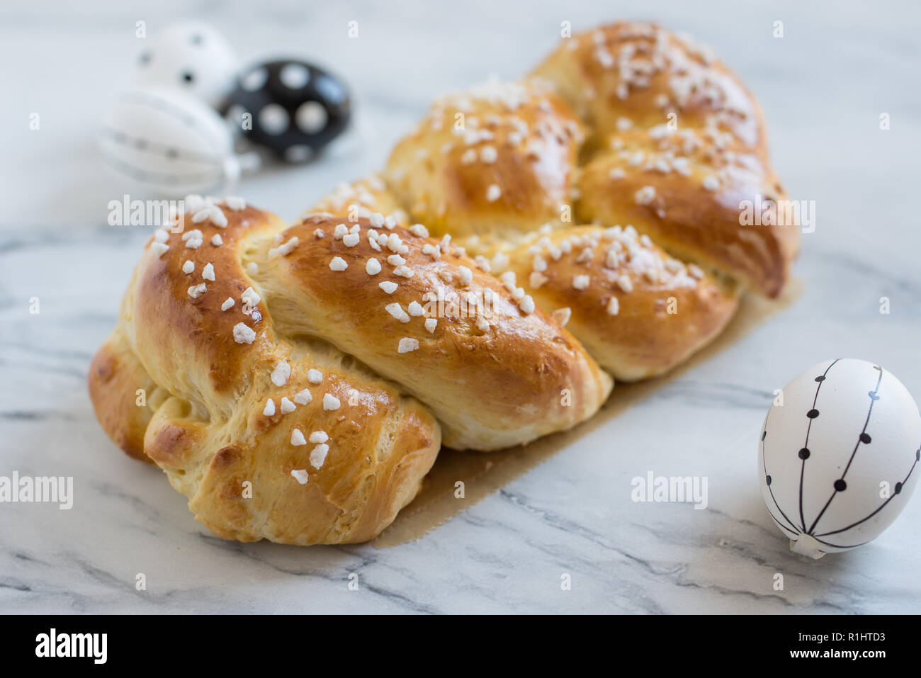french sweet brioche bread Stock Photo - Alamy