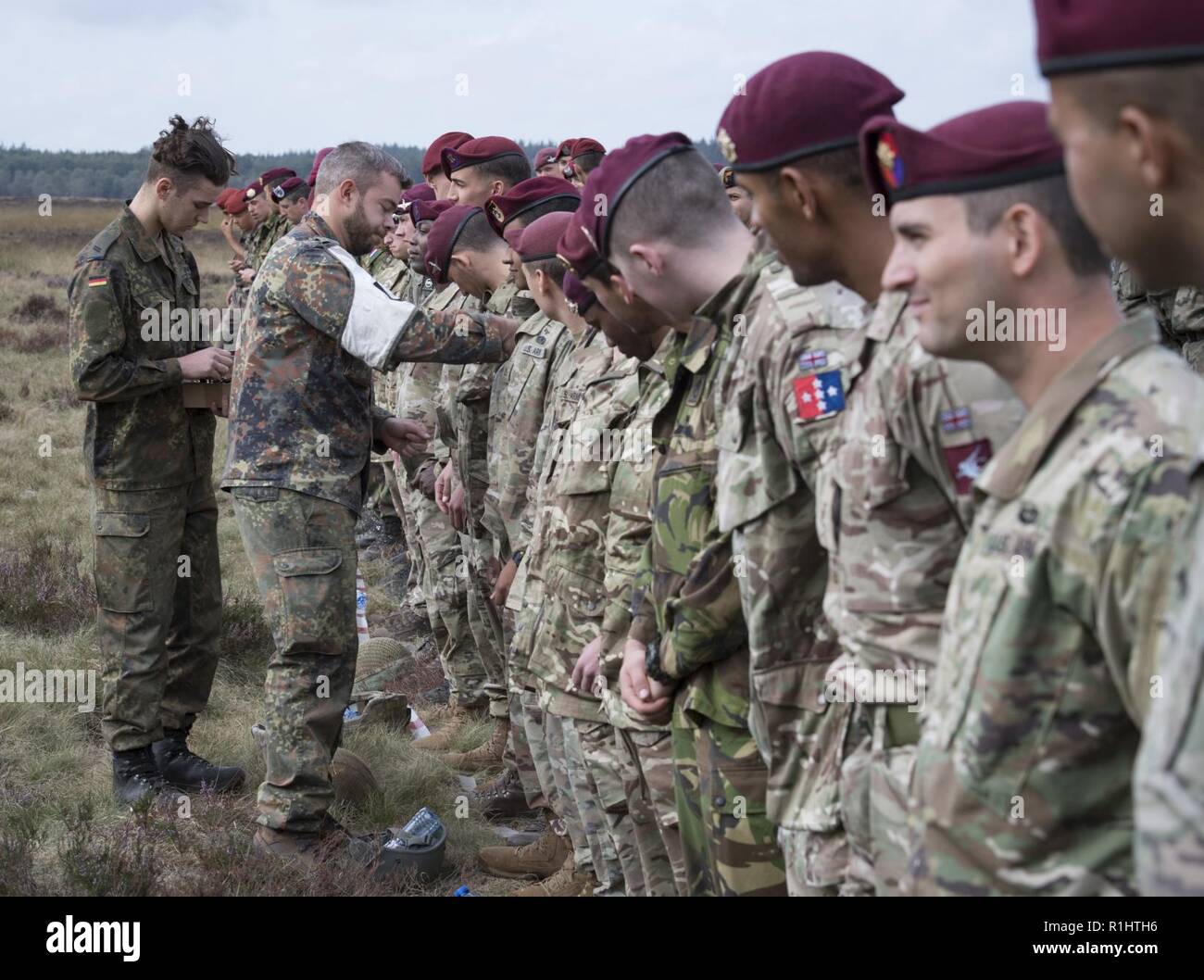 ERMELO, Netherlands (Sept. 20, 2018) U.S., German and British Soldiers ...