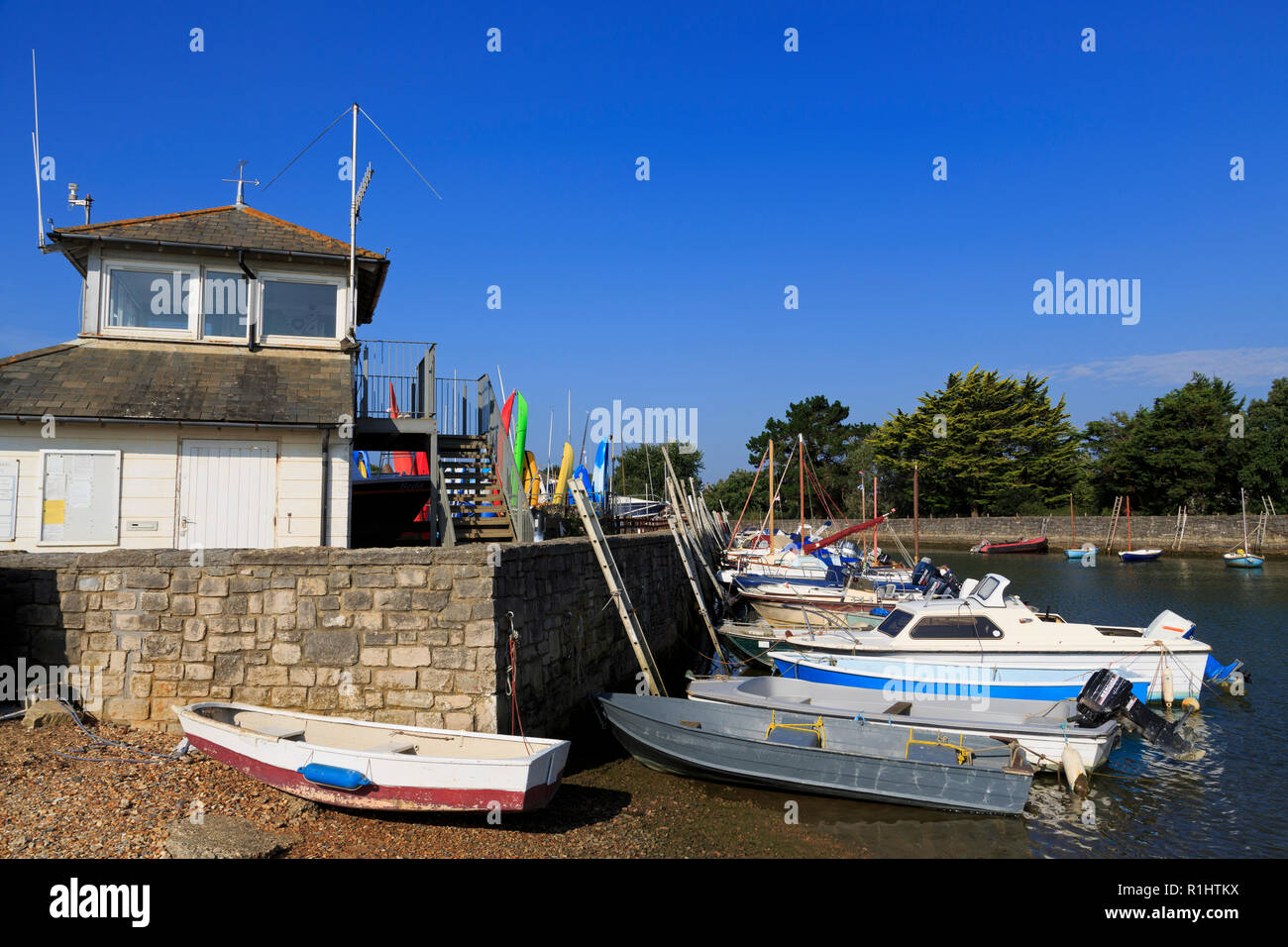 Marina, Keyhaven, Hampshire, England, United Kingdom Stock Photo - Alamy