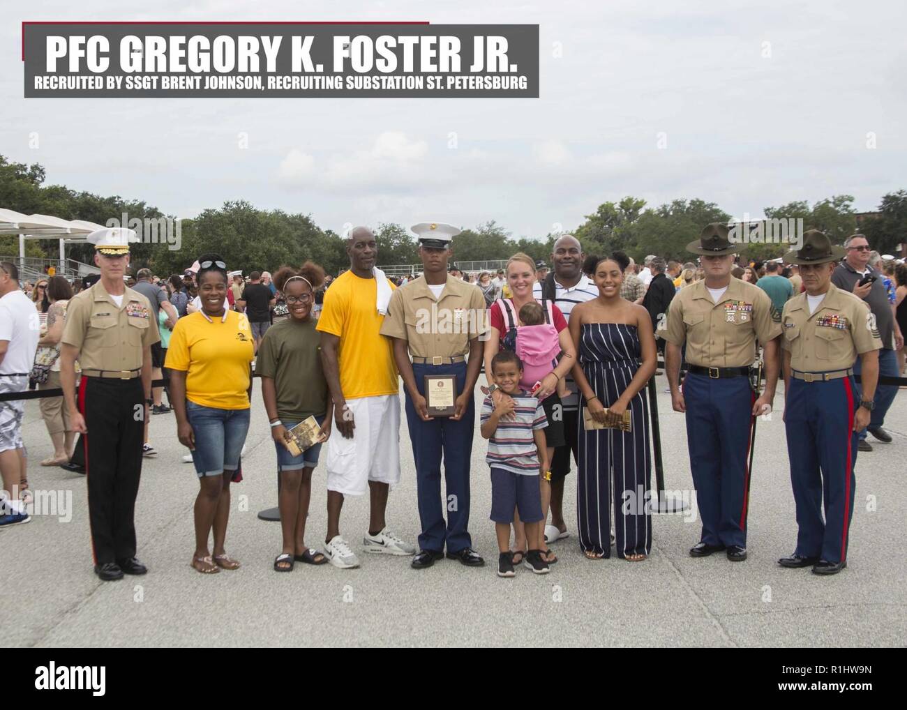 Pfc. Gregory K. Foster Jr. completed Marine Corps recruit training as ...