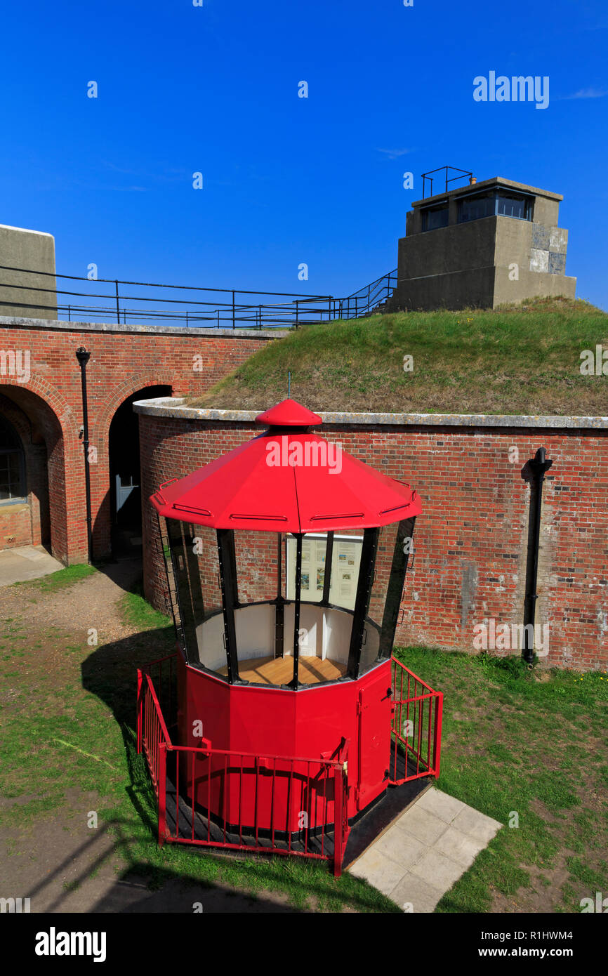 Nab Tower Lantern, Lighthouse Museum in Hurst Castle, Keyhaven ...