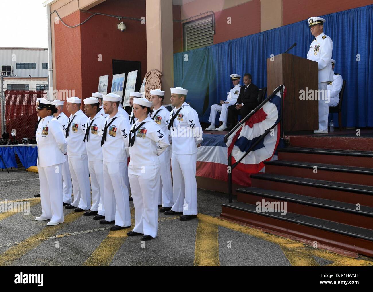 NORFOLK (Sept. 21, 2018) – U.S. Navy Acting Chief of Information Capt ...