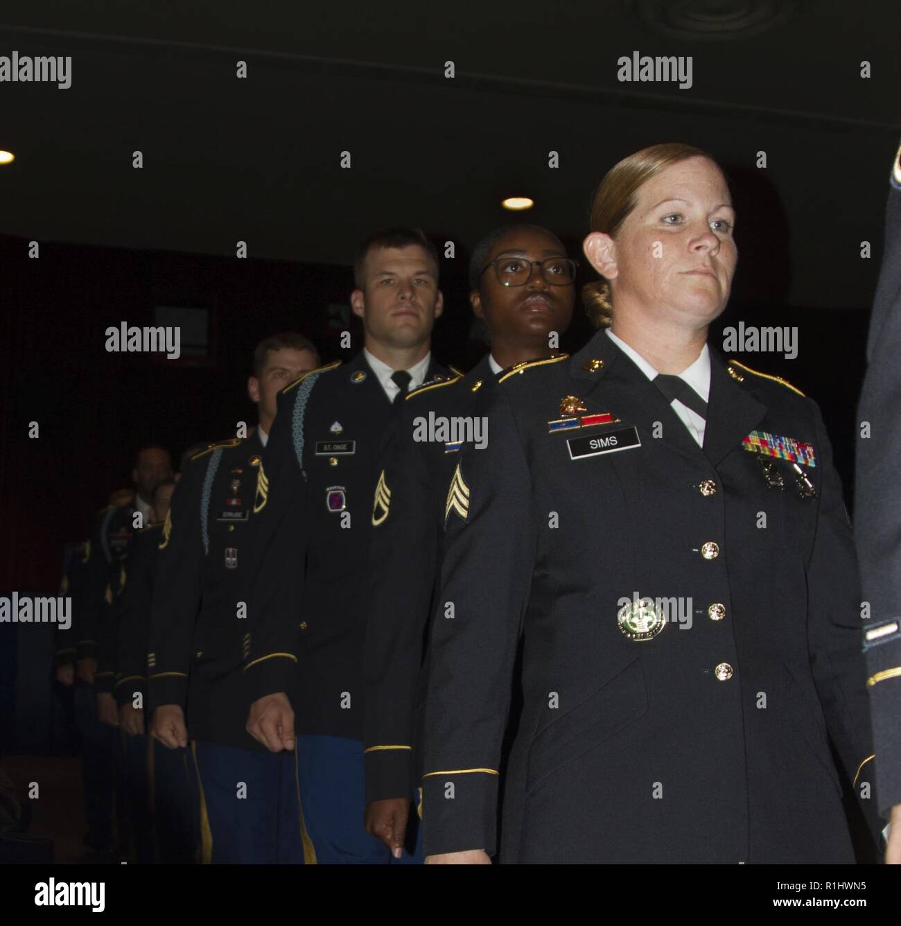 Class 013-18, course graduates of the USADSA were presented with their ...