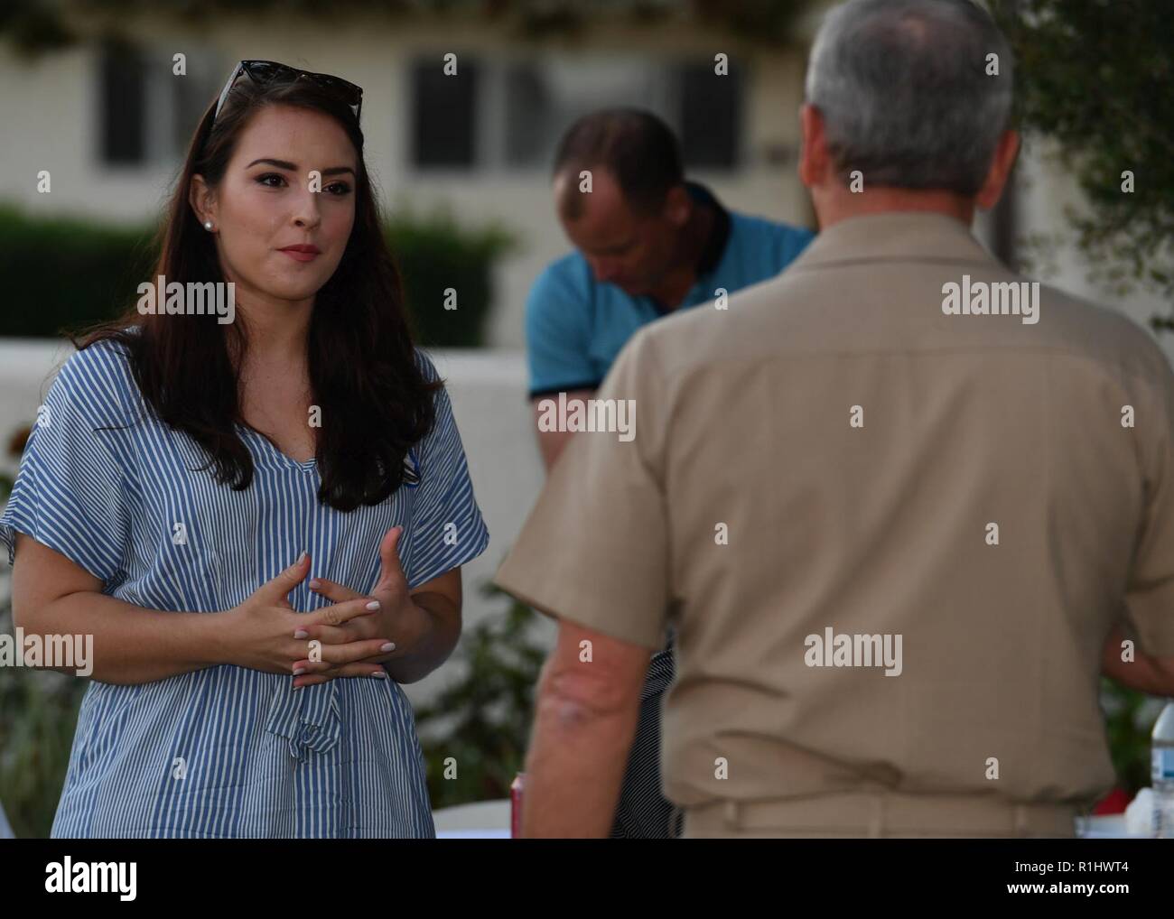 SAN DIEGO (Sept. 20, 2018) Ens. Brenna Johnson, from USS Lake Champlain ...