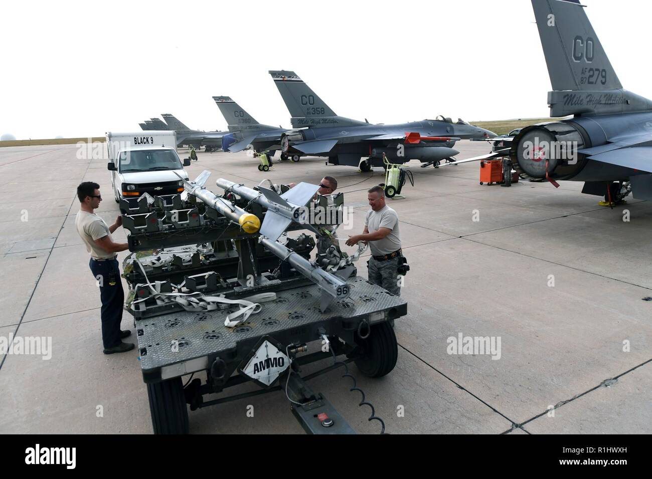 Aircraft armament system technicians assigned to the 140th Aircraft ...