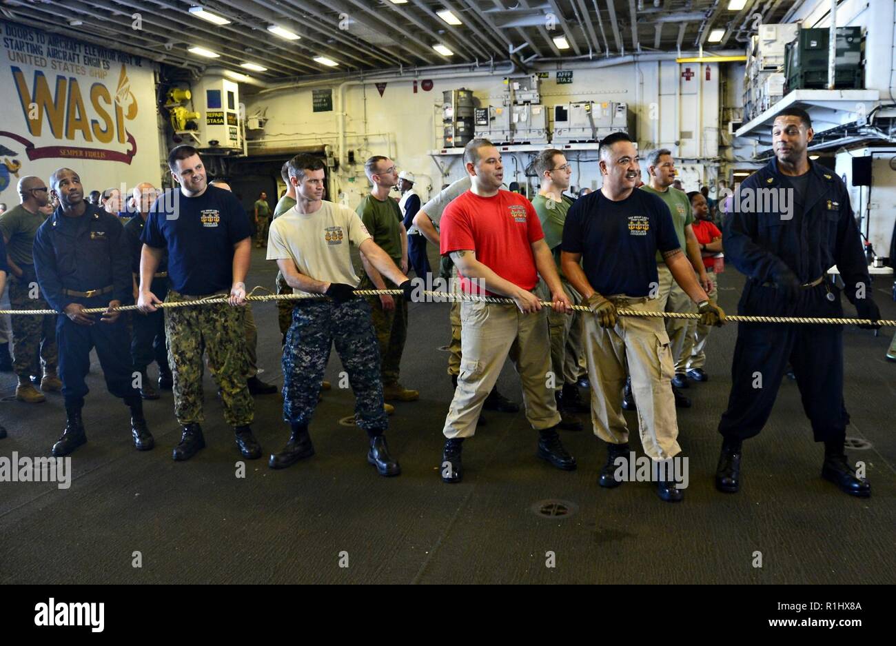 EAST CHINA SEA (Sept. 22, 2018) - Chief petty officers aboard the ...