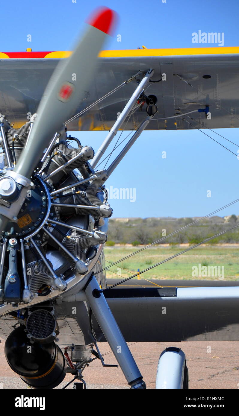 Boeing stearman engine propeller hi-res stock photography and images ...