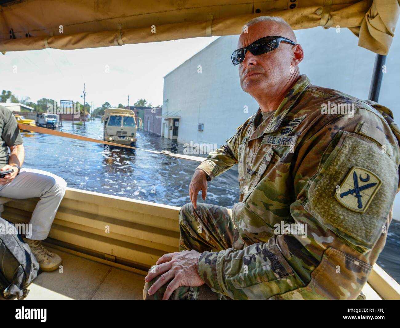 U.S. Army Col. Robin Stilwell, Commander for the 218th Maneuver ...